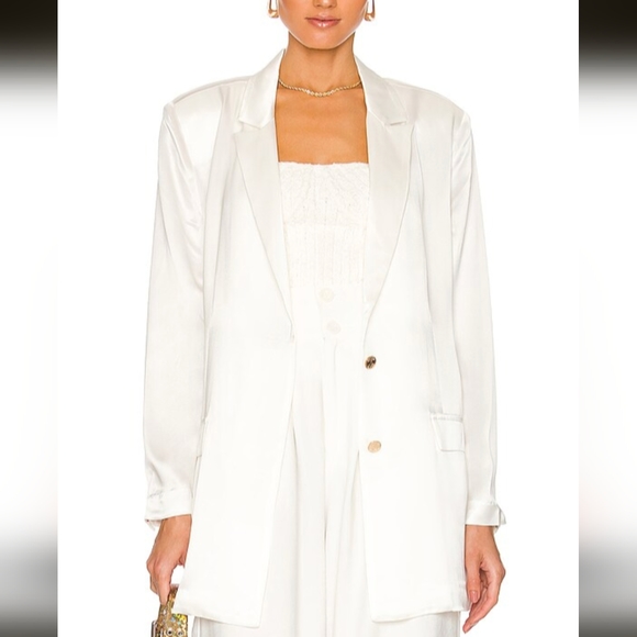 SER.O.YA | Jackets & Coats | Seroya Ronin Jacket Large White | Poshmark